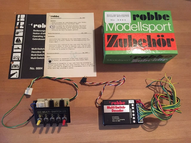 ROBBE MULTISWITCH-MODUL 8963 + Multiswitch-Decoder 8884 EUR 79,00 ...
