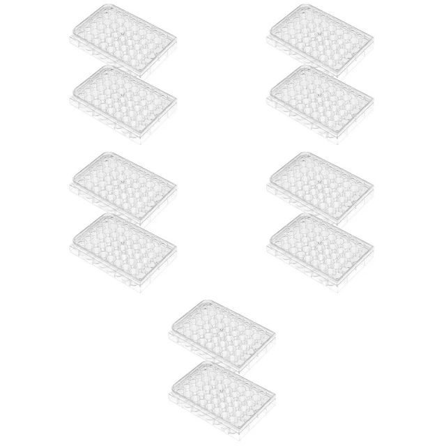 5 COUNT MICROPLATE Polystyrene Laboratory Tissue Culture Cell Tray with ...