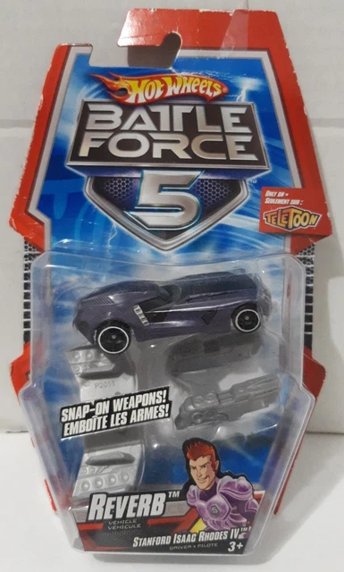 HOT WHEELS BATTLE Force 5 Reverb Vehicle Stanford Isaac Rhodes IV ...