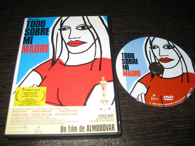 TOUT SUR MA Mère DVD Cecilia Roth Candela Peña Marisa Paredes Penélope ...