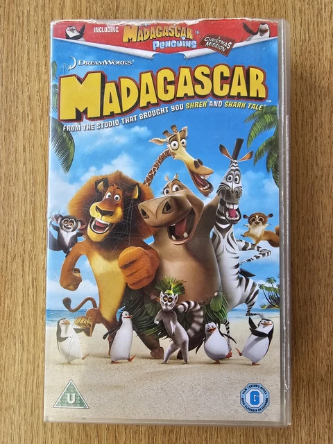 MADAGASCAR (VHS, 2005) Children’s Kids Video Tape - RARE - PAL UK £15. ...