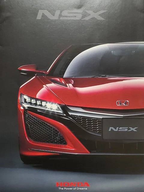 HONDA NSX NC1 Rare Official Dealer Brochure Catalog Leaflet Aug 2016 ...