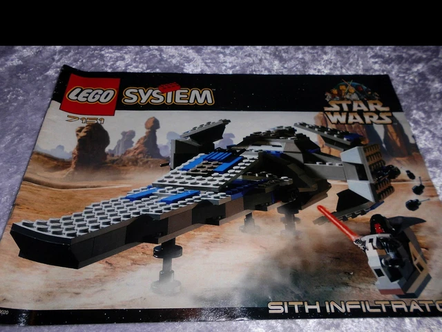 LEGO SYSTEM BLUEPRINTS Star Wars 7151 Sith Infiltrator Collection ...