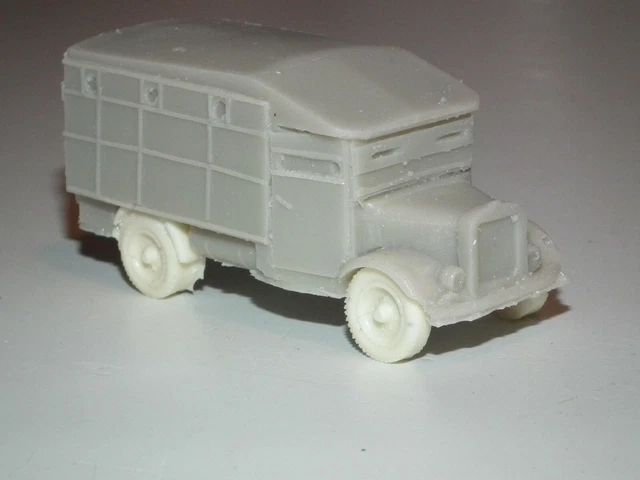 WWII BRITISH HOMEGUARD Van With Boiler Plate Armour 20Mm Scale Resin ...
