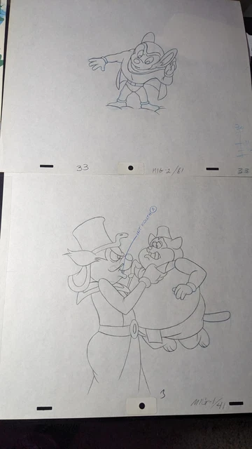 MIGHTY MOUSE ANIMATION cel 1979-1980 filmation production art Cartoons ...