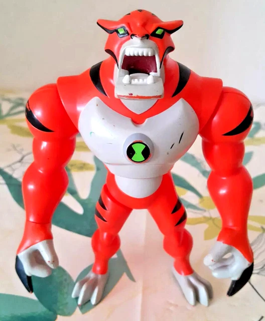 ACTION FIGURE BEN 10 Ten Ultimate Alien Force Rath Tiger Vintage Bandai ...