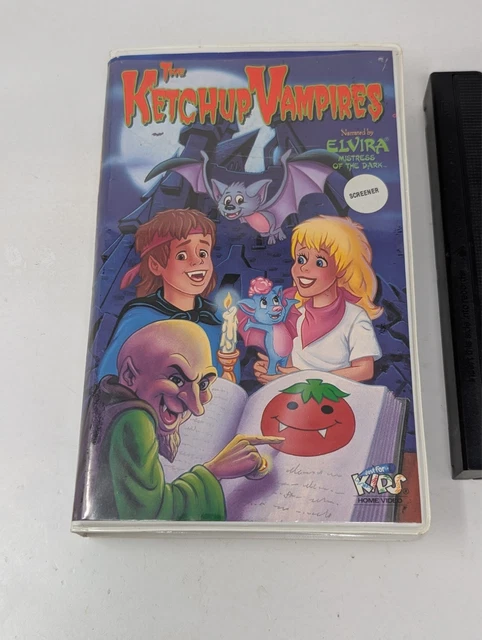 THE KETCHUP VAMPIRES Screener VHS Tape Narrated By Elvira VTG 90s Kids ...