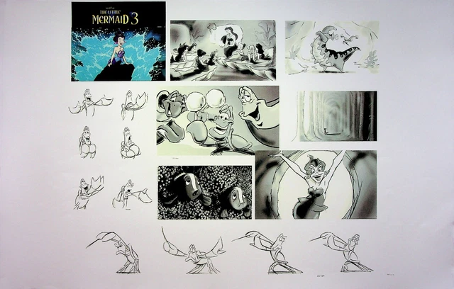 THE LITTLE MERMAID Ariel's Beginning Production Film Storyboard ...