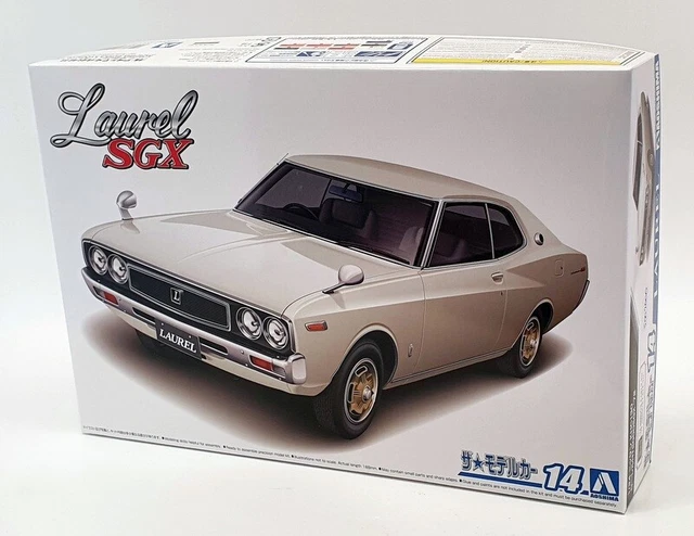 AOSHIMA 1/24 SCALE Model Car Kit 5002600 - 1972 Nissan KHC130 Laurel HT2000SGX EUR 61,47 ...