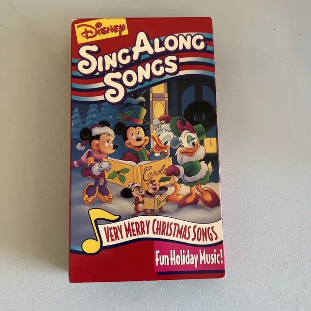 DISNEYS SING ALONG Songs - Very Merry Christmas Songs (VHS) EUR 7,61 ...