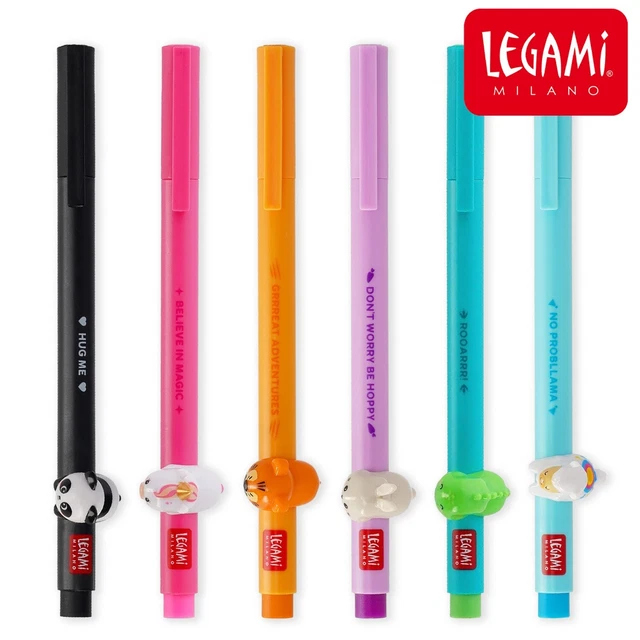 LEGAMI JOLI FRIENDS Stylos Gel - 0.5mm Pointe - Animal Thèmes - Coloré ...