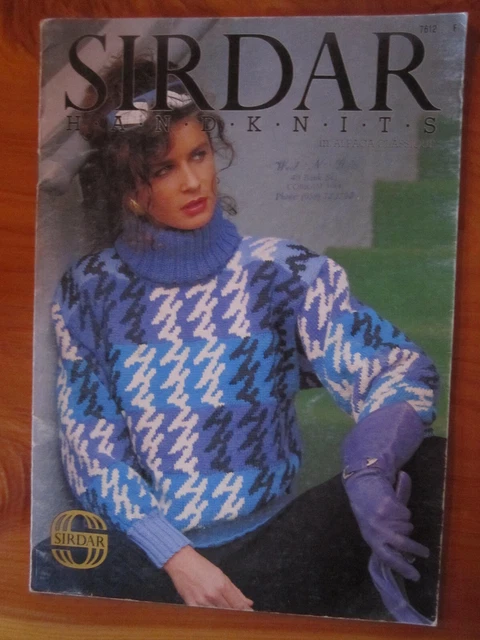 KNITTING PATTERN BOOK Sirdar Number 7612 Great **** Must See $2.00 ...