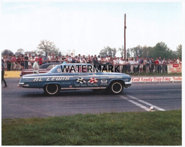 1960S DRAG RACING-1962 409 Chevy-AL LEWIS' "Double Trouble"-Cecil ...