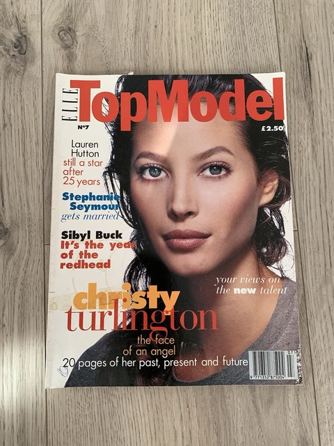ELLE TOP MODEL No.7 Featuring CHRISTY TURLINGTON . Stephanie Seymour UK ...