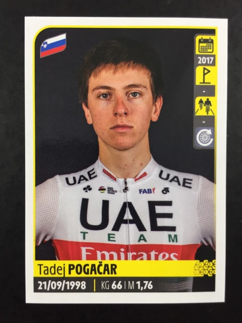 TADEJ POGACAR ROOKIE RC Sticker Panini Tour De France 2020 #369 EUR 49 ...