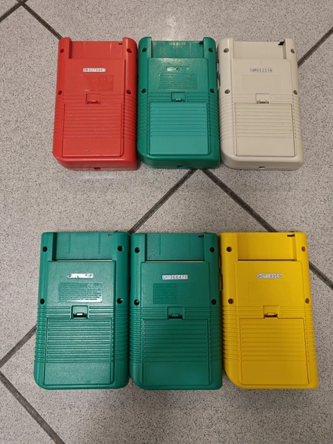 6 NINTENDO GAMEBOY Classic Gehäuse Konsole Game Boy Handheld DMG01 ...