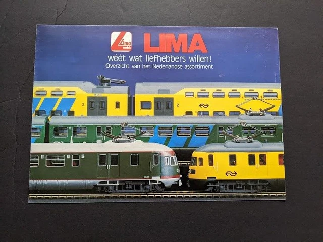 LIMA MODEL RAILWAY PRODUCT RANGE BROCHURE Catalog Scale Train Engine ...