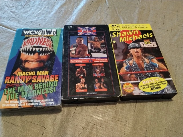 THREE VHS TAPES From WWF And Wcw £9.20 - PicClick UK