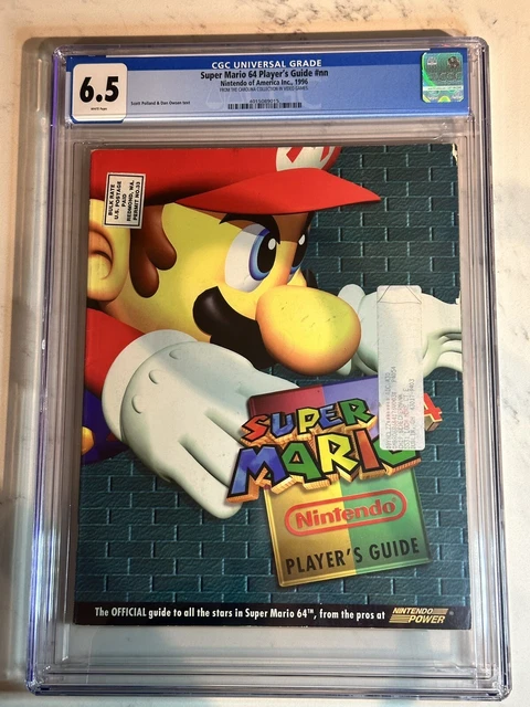 1996 SUPER MARIO 64 Nintendo Power Players Guide CGC 6,5 EUR 45,38 ...