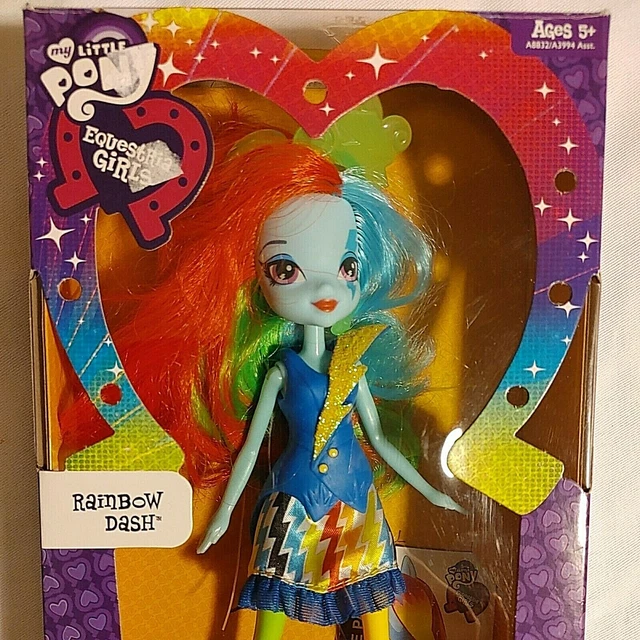 MY LITTLE PONY Rainbow Dash Doll Equestria Girls 9" Excellent Condition ...