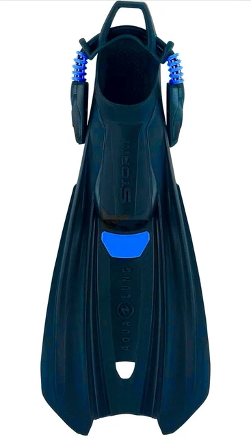 AQUA LUNG STORM Fins 1 Fin Only Black And Blue Size L / XL £56.78 ...