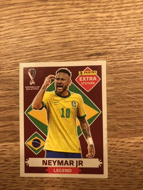 PANINI FIFA WORLD Cup Qatar 2022 Neymar Jr Legend Extra sticker EUR 7 ...