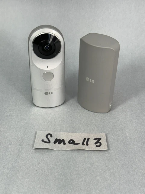 LG 360 CAM Compact Spherical Camera LG-R105 One Touch. 360° Degrees $38 ...