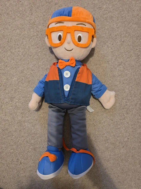 CHILDREN'S BLIPPI SOFT Get Ready & Play Plush Toy with Blippi Sounds ...