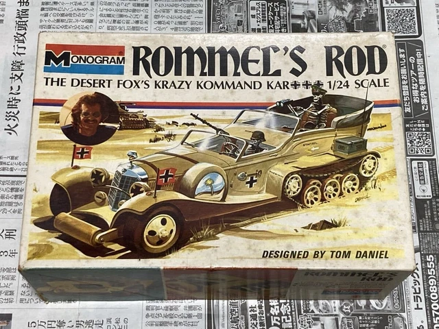 MONOGRAM MATTEL 1/24 Rommel's Rod ROMMEL'S ROD Tom Daniel A Tom Daniel ...