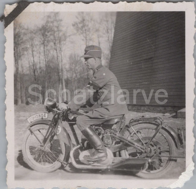 FOTO, ARBEITSMANN AUF Krad NSU in Bischofheim Rhön 1936 (MJ-69)1029 EUR ...
