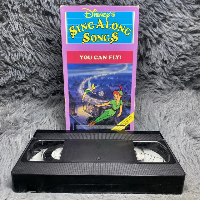 DISNEYS SING ALONG Songs - Peter Pan: You Can Fly VHS 1993 Classic ...