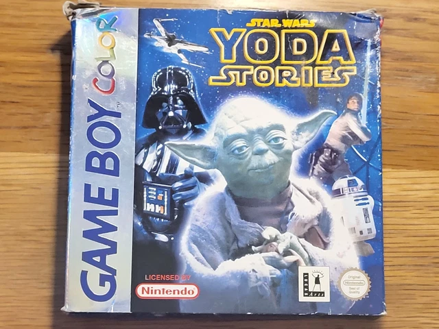 STAR WARS: YODA Stories (Nintendo Game Boy Color, 1999) RARE COMPLETE ...