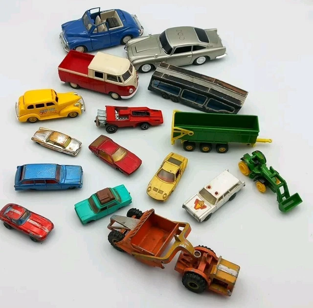 16 VINTAGE DIE-CAST Cars inc. Matchbox, Saico, Siku, Lledo, Husky $1.88 ...