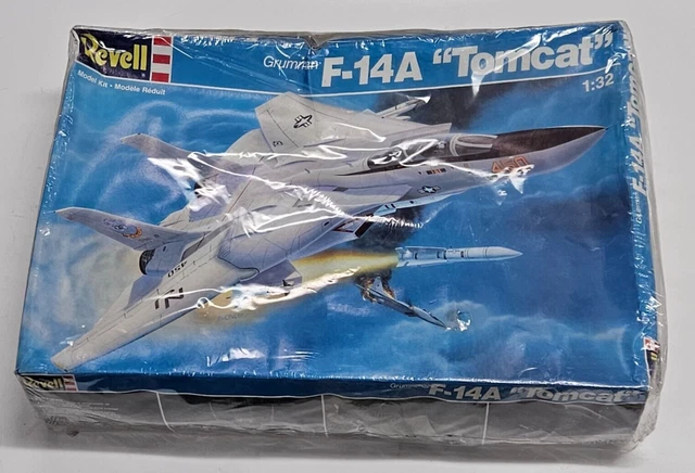 REVELL GRUMMAN F-14A Tomcat 1:32 Model Kit 4770 Fighter Jet Navy 1989 ...