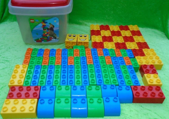 LEGO QUATRO MIT Aufbewahrungs-Box extra große Bausteine große Sammlung ...