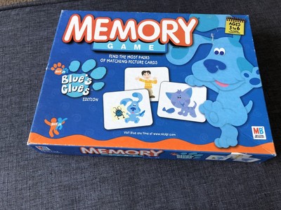 BLUE'S CLUES MEMORY Game 2003 Milton Bradley Nick Jr Edition Complete ...