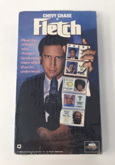 FLETCH SEALED VHS Chevy Chase 80s Comedy Movie New 1992 MCA Universal £ ...