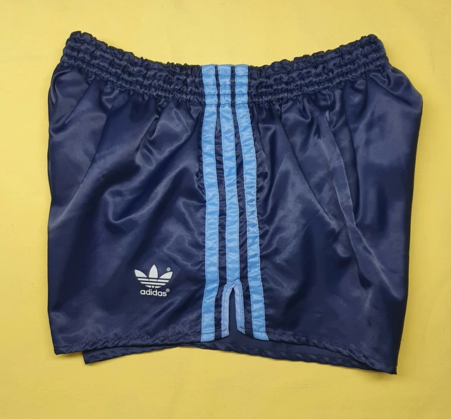 ADIDAS GLANZ SPRINTER vintage Nylon 80s Shorts shiny Sporthose Pants Gr ...