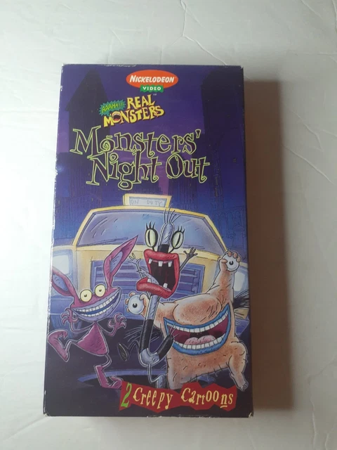 AAAHH !!! BANDE VHS Real Monsters Meet the Monsters Orange Nickelodeon ...