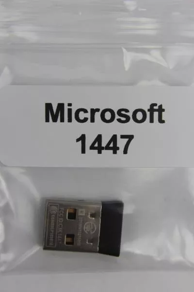 MICROSOFT USB DONGLE Receiver Model 1447 for Wireless Keyboard & Mouse ...