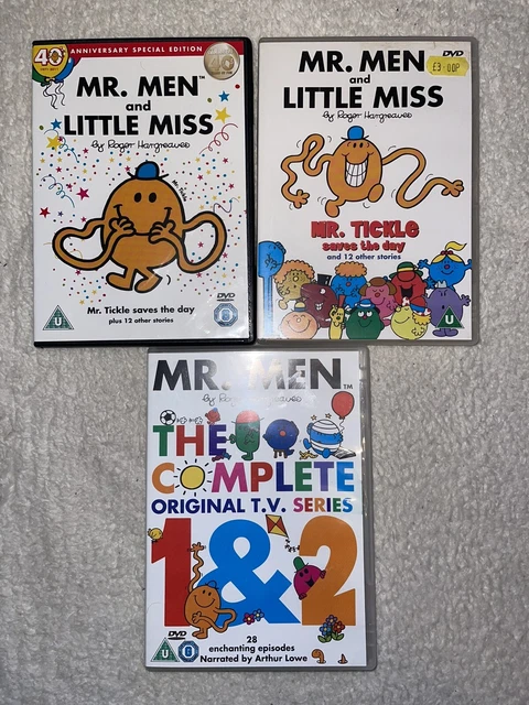 MR MEN DVD Bundle X 3 Childrens Animation Cartoon Free Post Lots Listed ...