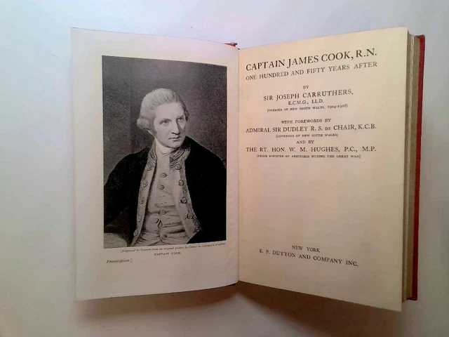 CAPTAIN JAMES COOK, R.N.,: hundertfünfzig Jahre später, - Carruthers ...