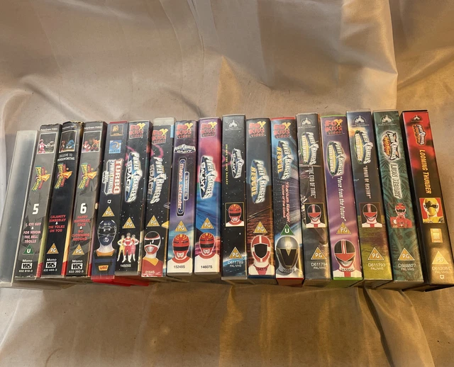 MEGA VINTAGE POWER Rangers VHS Bundle 17 Video Tapes Read Description £63.00 - PicClick UK