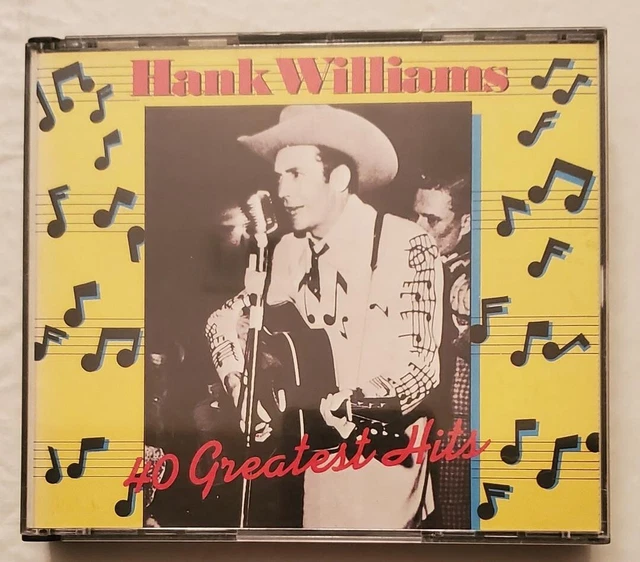 Hank Williams 40 Greatest Hits Lot De 2 Cd Et Livret Eur 4 69