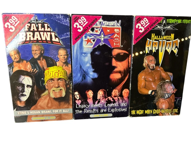 WORLD CLASS WRESTLING WCW VHS Tape Lot (8) See Description For Titles £ ...