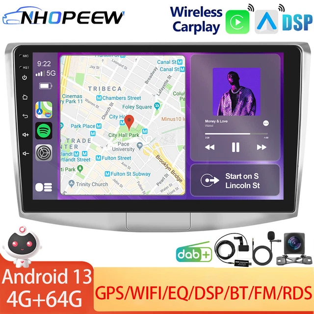 8CORE 4+64GB ANDROID 13 Car Stereo Radio Carplay GPS DAB+ For VW Passat B6/B7/CC £189.99 ...