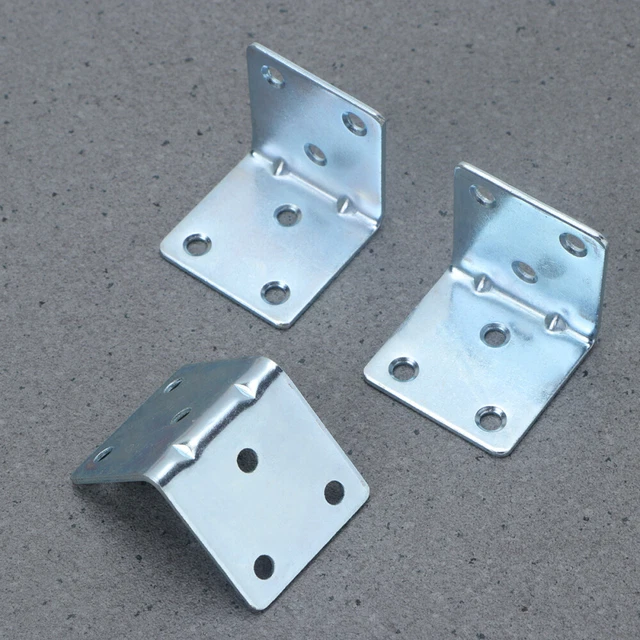 10 PZ STAFFE angolari staffa angolare rettangolare mensola EUR 18,20 ...