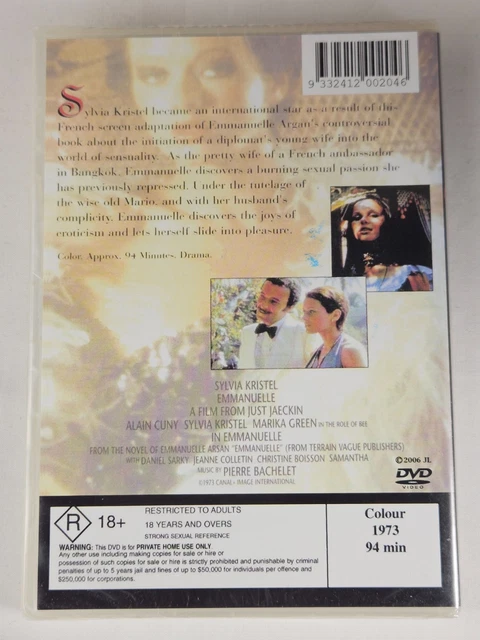 EMMANUELLE DVD SYLVIA Kristel (New & Sealed) Region 4 $59.99 - PicClick AU