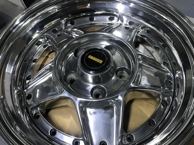 SIMMONS WHEELS B45 custom 3 piece wheels 15 and 16 inch Ford falcon ...