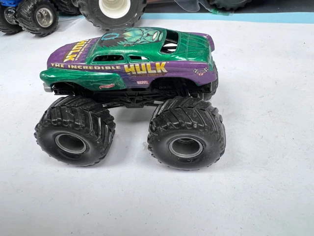 HOT WHEELS THE Incredible Hulk Monster Truck Marvel EUR 13,44 - PicClick FR